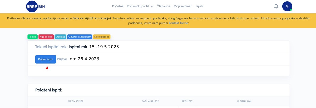 Prijava ispita | Savez računovođa, revizora i financijskih djelatnika FBiH